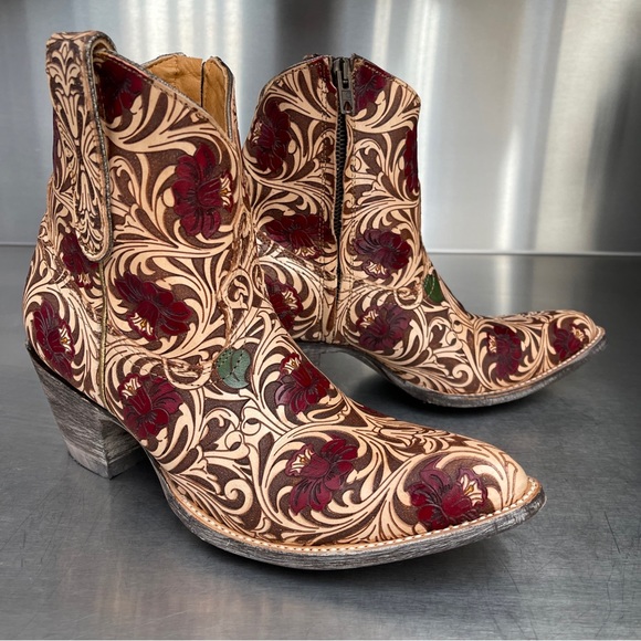 Old Gringo | Shoes | Last Pair Old Gringo Edwine Tooled Ankle Boots New ...